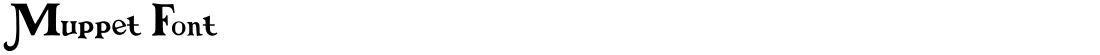 Muppet Font 在线预览-免费下载 - 天天字体