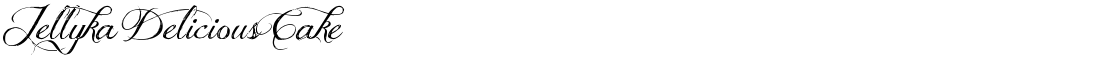 Jellyka Delicious Cake 在线预览-免费下载 - 天天字体