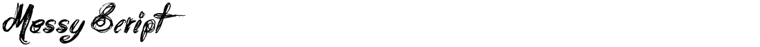 Messy Script 在线预览-免费下载 - 天天字体