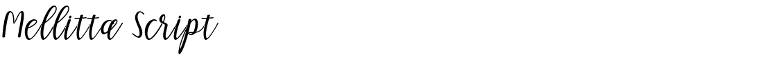 Mellitta Script 在线预览-免费下载 - 天天字体