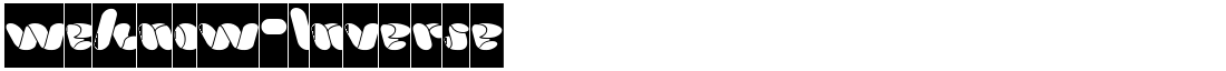 weknow-Inverse 在线预览-免费下载 - 天天字体