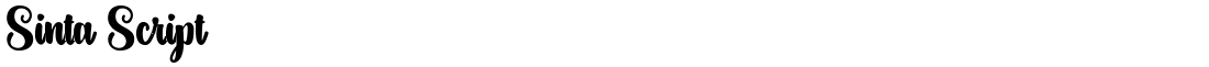Sinta Script 在线预览-免费下载 - 天天字体