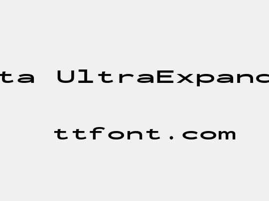 Inconsolata UltraExpanded ExtraBold 在线预览-免费下载 - 天天字体