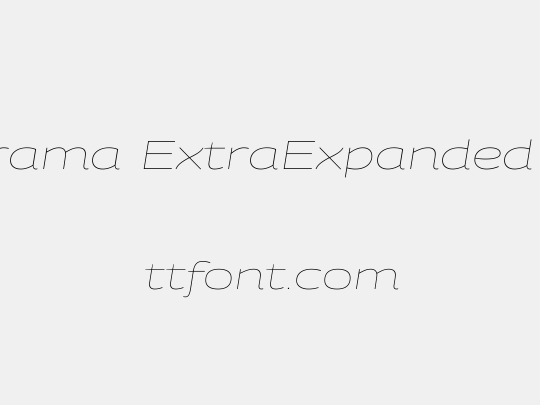 Georama ExtraExpanded Thin 在线预览-免费下载 - 天天字体