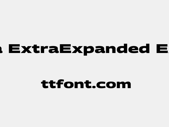 Georama ExtraExpanded ExtraBold 在线预览-免费下载 - 天天字体