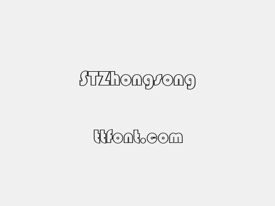 STZhongsong 在线预览-免费下载 - 天天字体