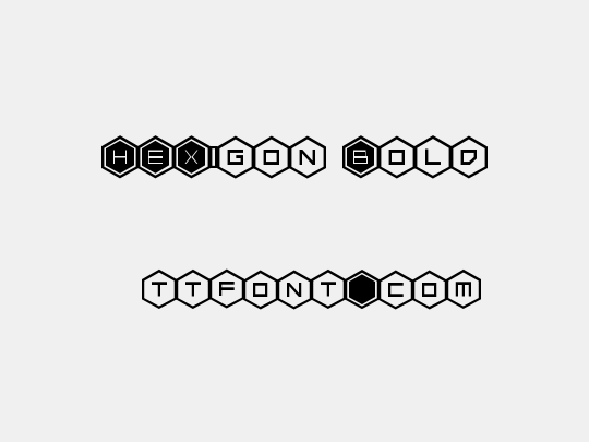 HEX:gon Bold 在线预览-免费下载 - 天天字体