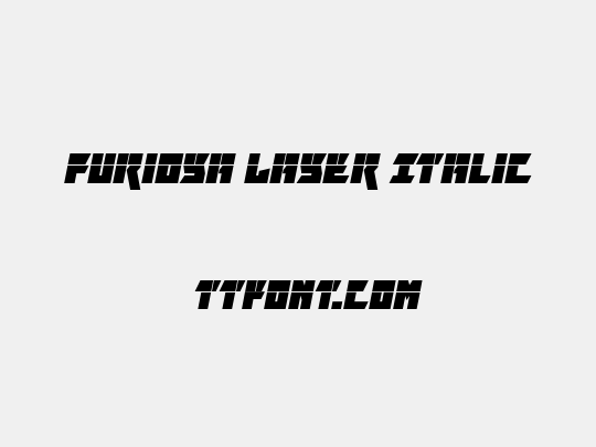 Furiosa Laser Italic 在线预览-免费下载 - 天天字体